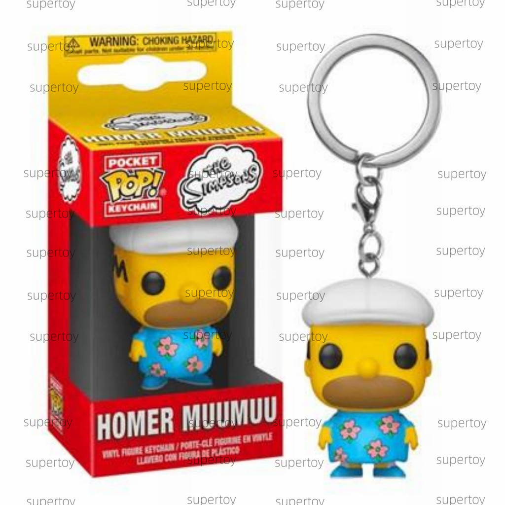 Funko Pop! Keychain: Simpsons - Homer Muumuu Vinyl Figure | Shopee ...