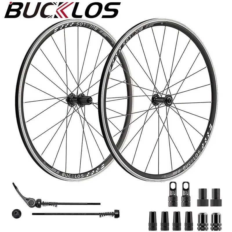 BUCKLOS 700C Wheelset Bicycle Aluminum Alloy Wheelset Road Bike Wheels ...