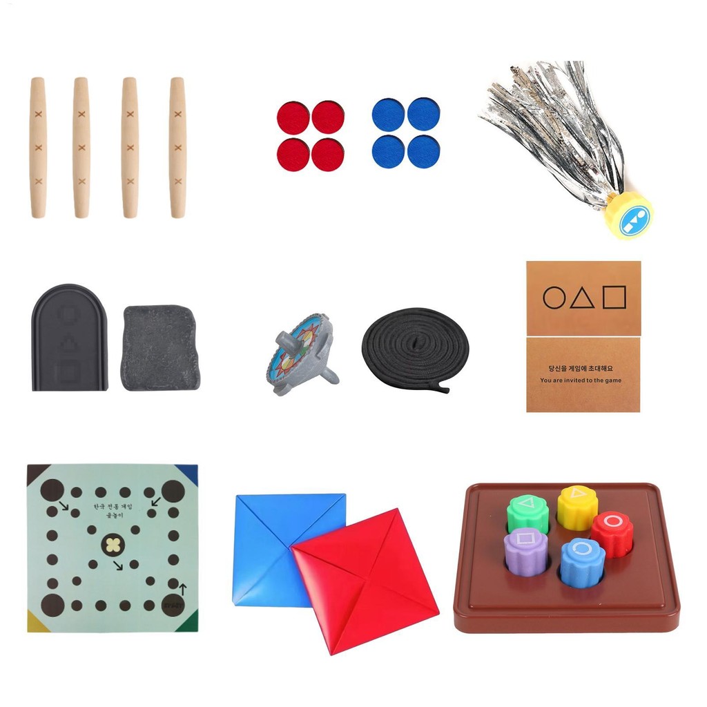 Squid Game 2 Toddler Korean Gonggi Game Set Hand-Eye Coordination ...