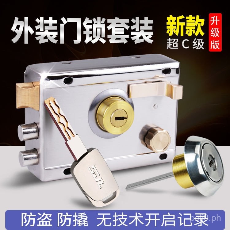 Exterior Stainless Steel Door Lock Ultra c Old Style Wooden Door Lock ...