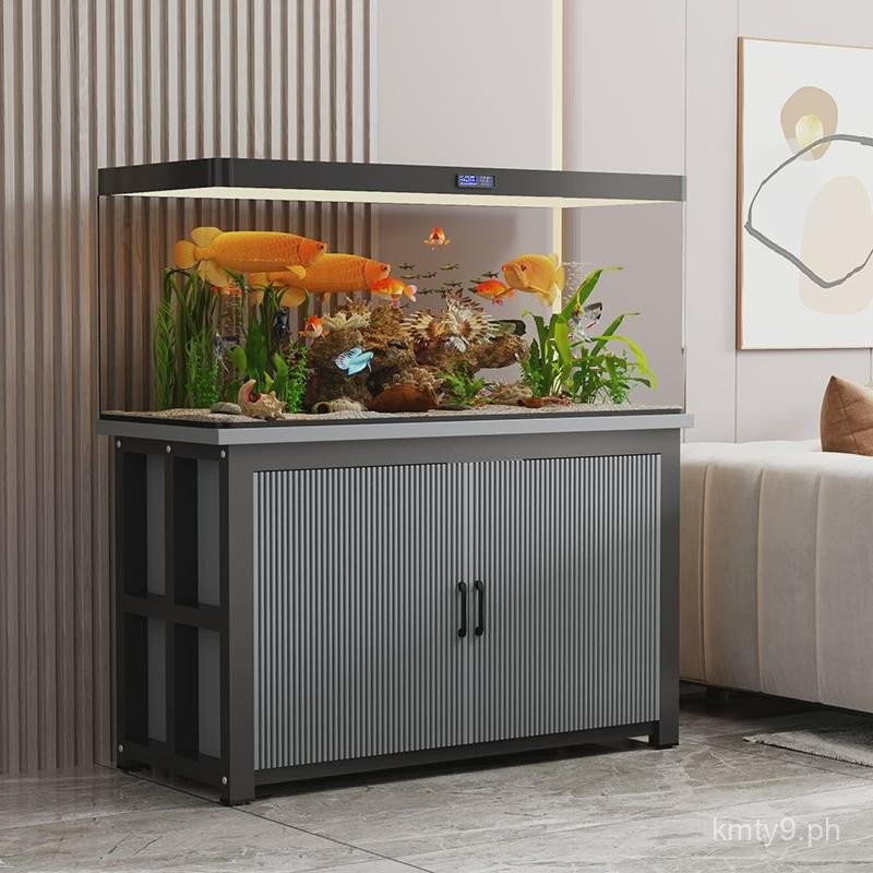 Solid Wood Fish Tank Base Cabinet Aquarium Storage Cabinet Household ...
