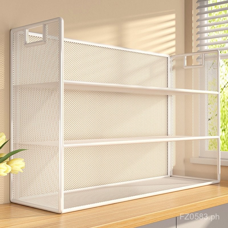 Storage Rack Desktop Study Desk Multi-layer Organizer Shelf Layered ...