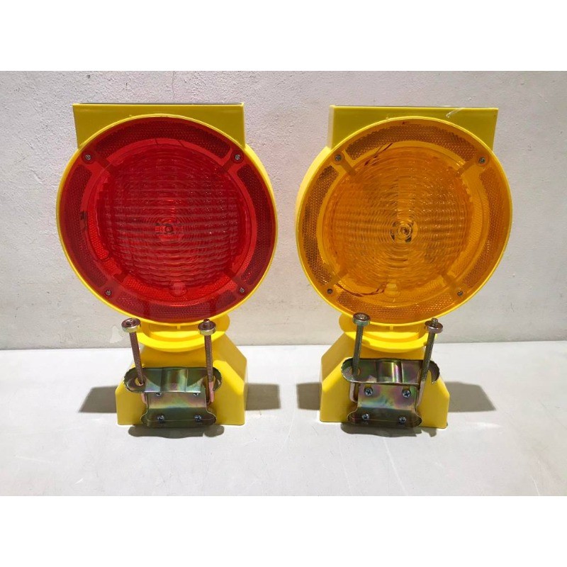 Traffic Barricade Road Safety Solar Blinker Light Hazard Lamp with ...