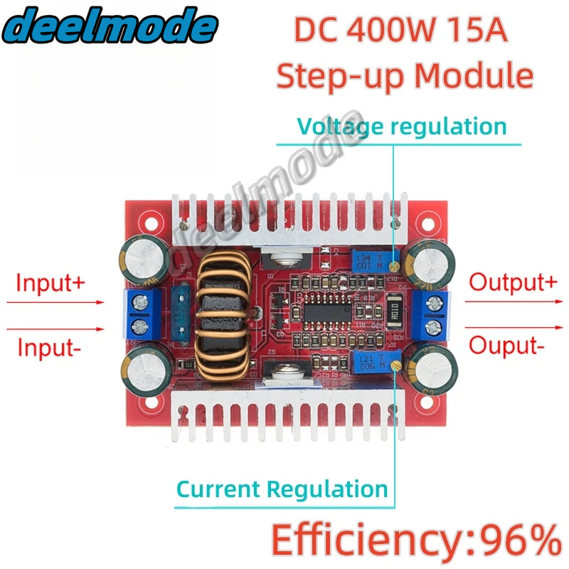 DC 400W 15A Step-up Boost Converter Constant Current Power Supply LED ...