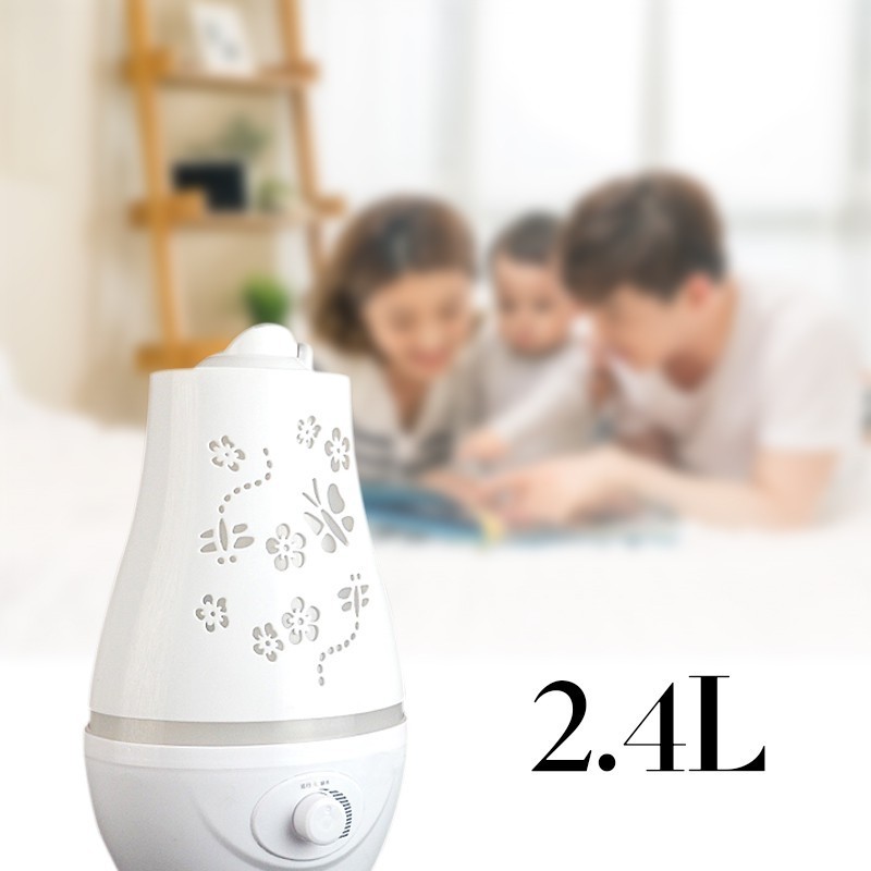 Blue Water D008 Ultrasonic Double Nozzle Art Air Humidifier With 10ML ...