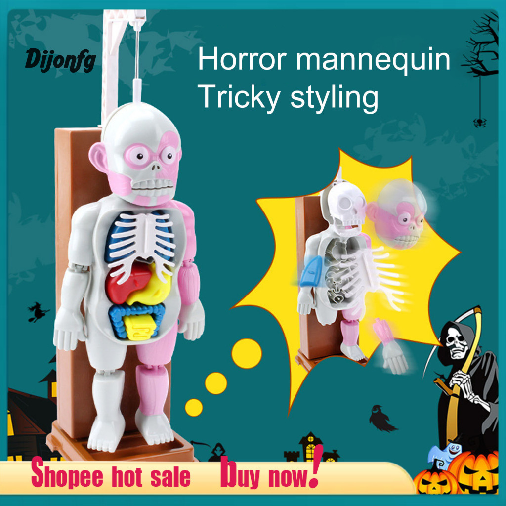 Dj 37Pcs/set Horror Mannequin Educational Horrific Sounding Halloween ...
