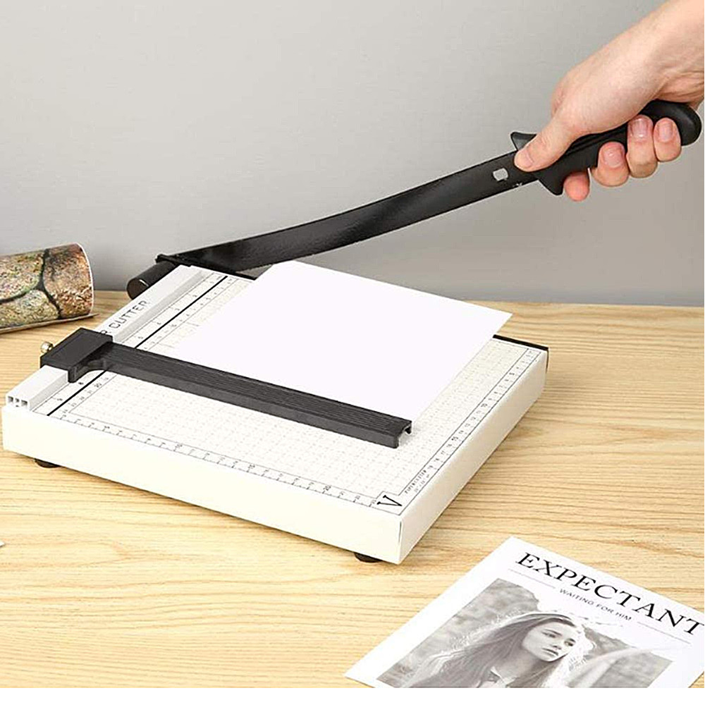 Office Heavy Duty Munal A4 Paper Trimmer White Paper Cutter Machine for ...