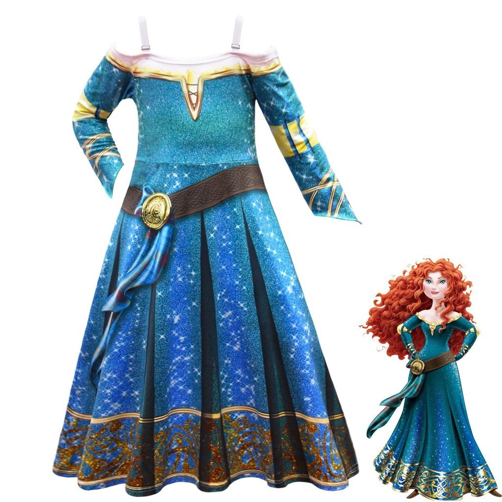 Halloween Braver Braver Brave Legend Merida cosplay Costume Costume ...