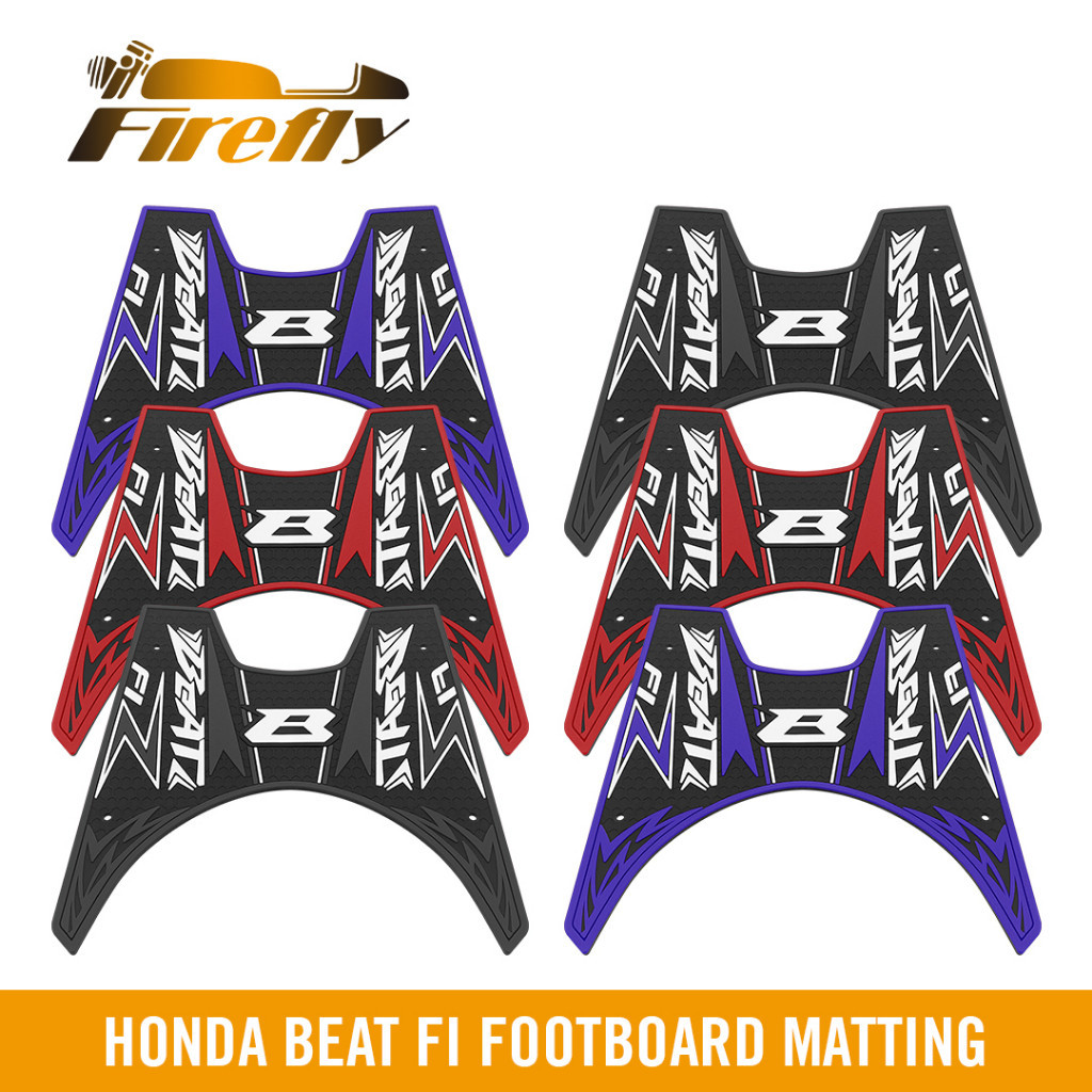 Honda Beat V1 & V2 Footboard Rubber Matting for Beat FI & Beat Street ...