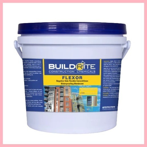 BUILDRITE FLEXOR (5kg) NEGATIVE SIDE CEMENTITIOUS WATERPROOFING 2K | Shopee Philippines