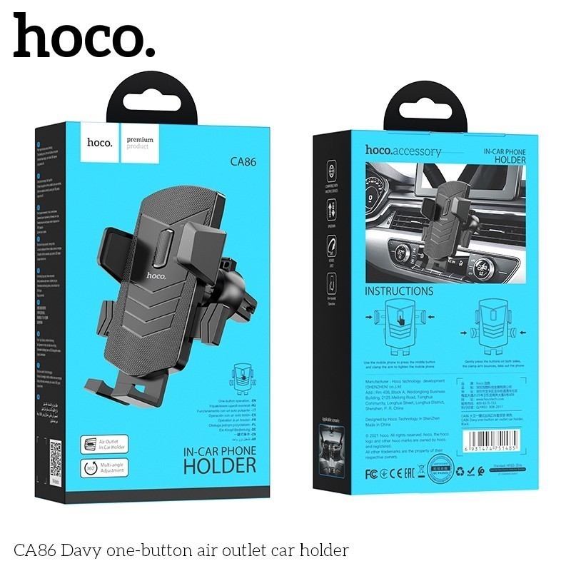 Hoco CA86 car Stretcher air outlet Type Can Place The Screen 360 ...