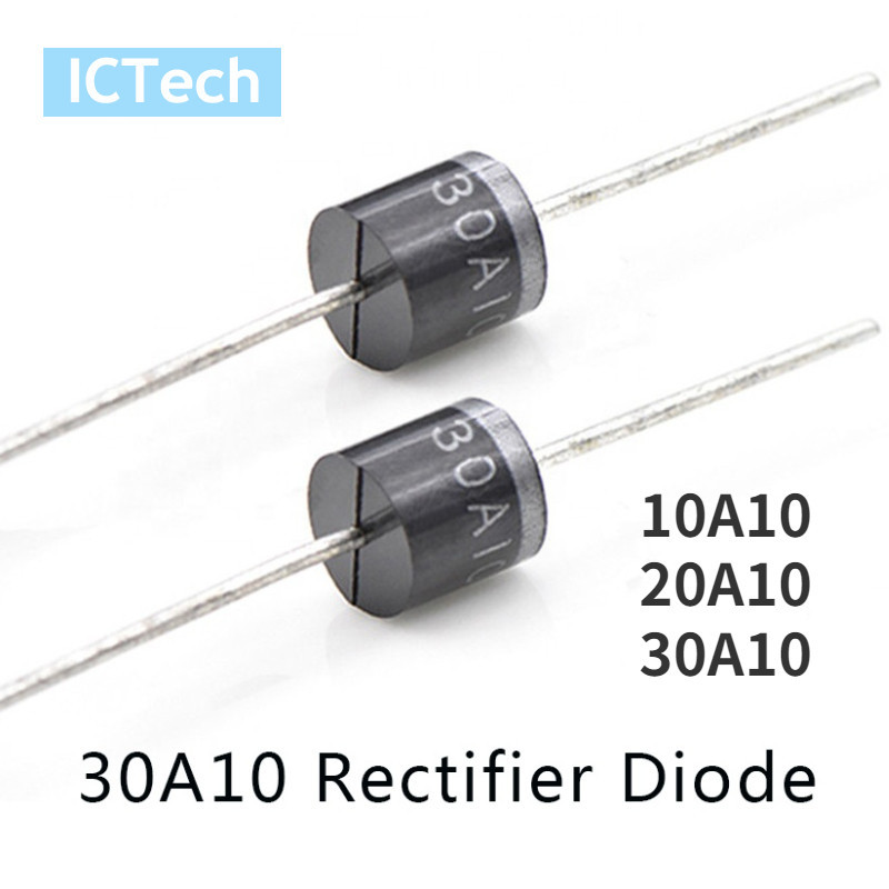 20/10/5Pcs Original 10A10 20A10 30A10 Rectifier Diode 10A 20A 30A 1000V 2000V R-6 | Shopee ...
