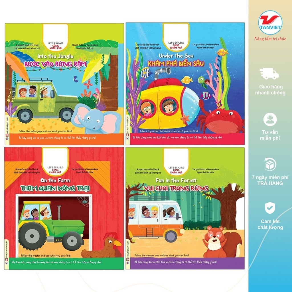 Vietnamese - English Bilingual Book Combo - Let's Explore for Children ...