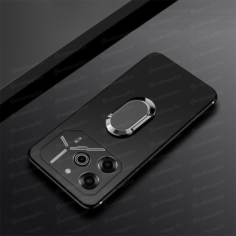 Tecno Pova 6 5G Li7 / Pova 6 Pro Li9 Phone Case Car Magnetic Metal Ring ...