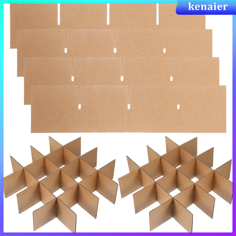 6 Pcs Packing Boxes Dividers Wine Glassware Dish for Cardboard Shipping ...