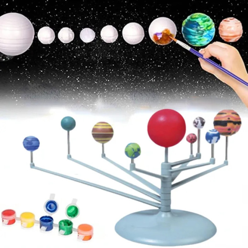 DIY Solar System Nine Planets Planetarium Model Kit Astronomy Science ...
