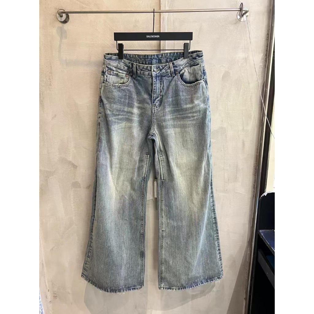 Blcg 25ss New Style Cut Craft Denim Trousers | Shopee Philippines