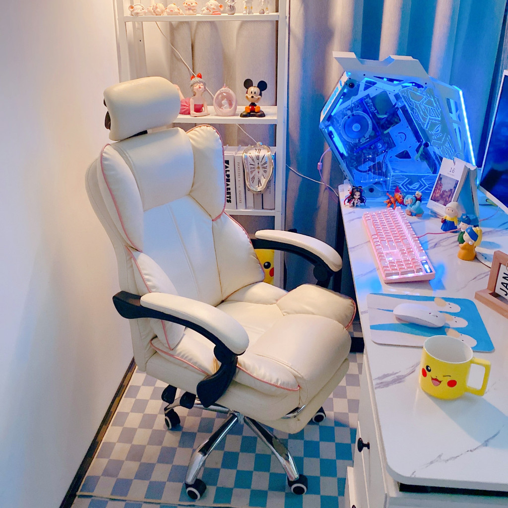 Computer Chair Home Gaming Chair Comfortable Long Sitting Office Chair ...