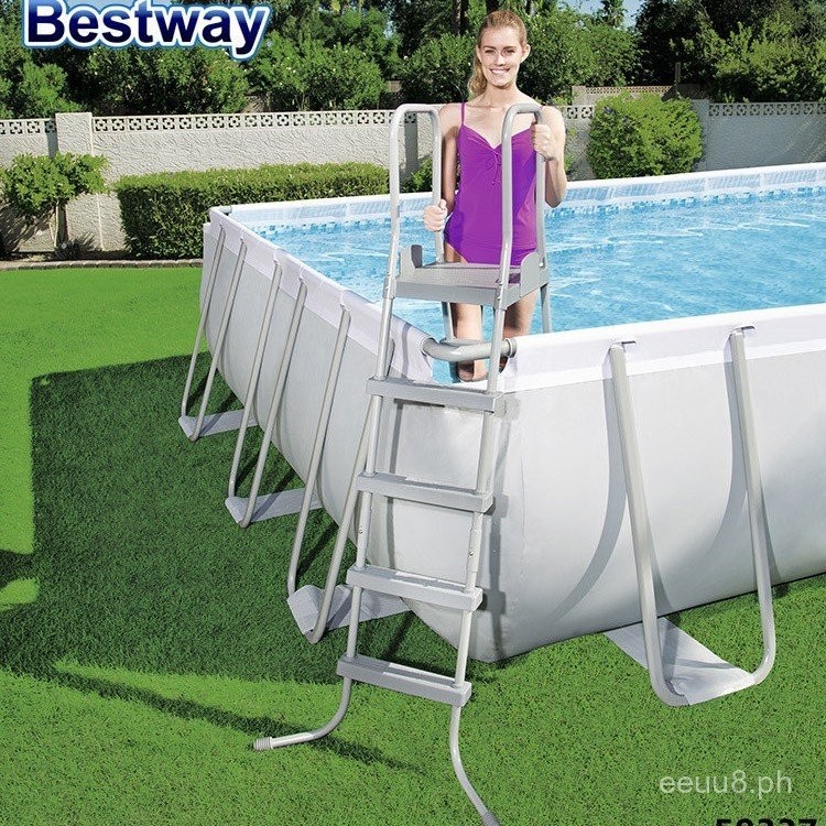 Bestway Swimming Pool Ladder Double-Sided Ladder Pool Climbing Ladder ...