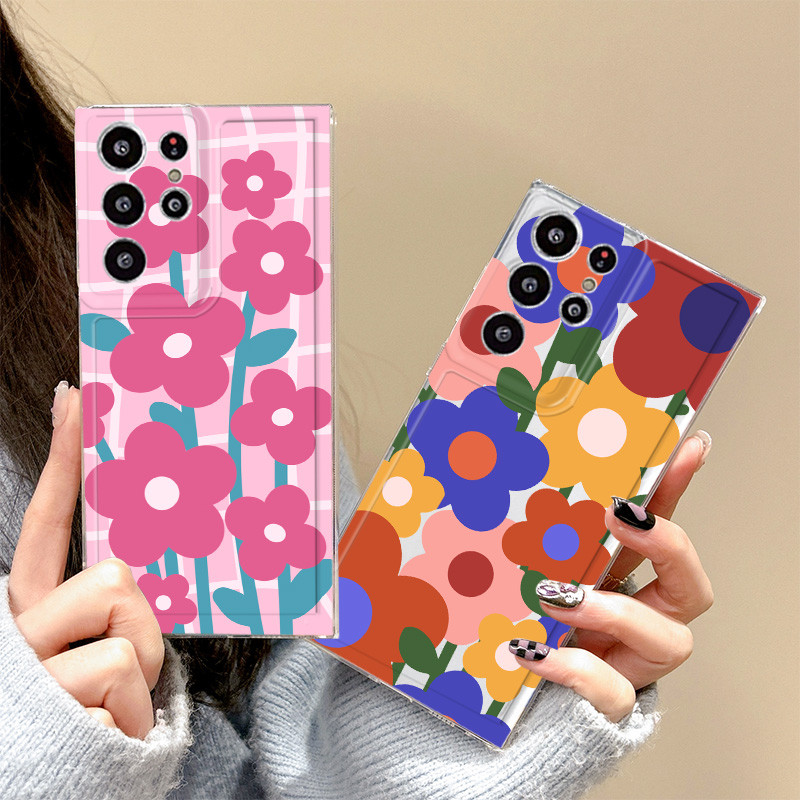 Cute Flower Phone Case For Samsung A16 A06 5G A26 A36 A56 A15 A25 A35 ...