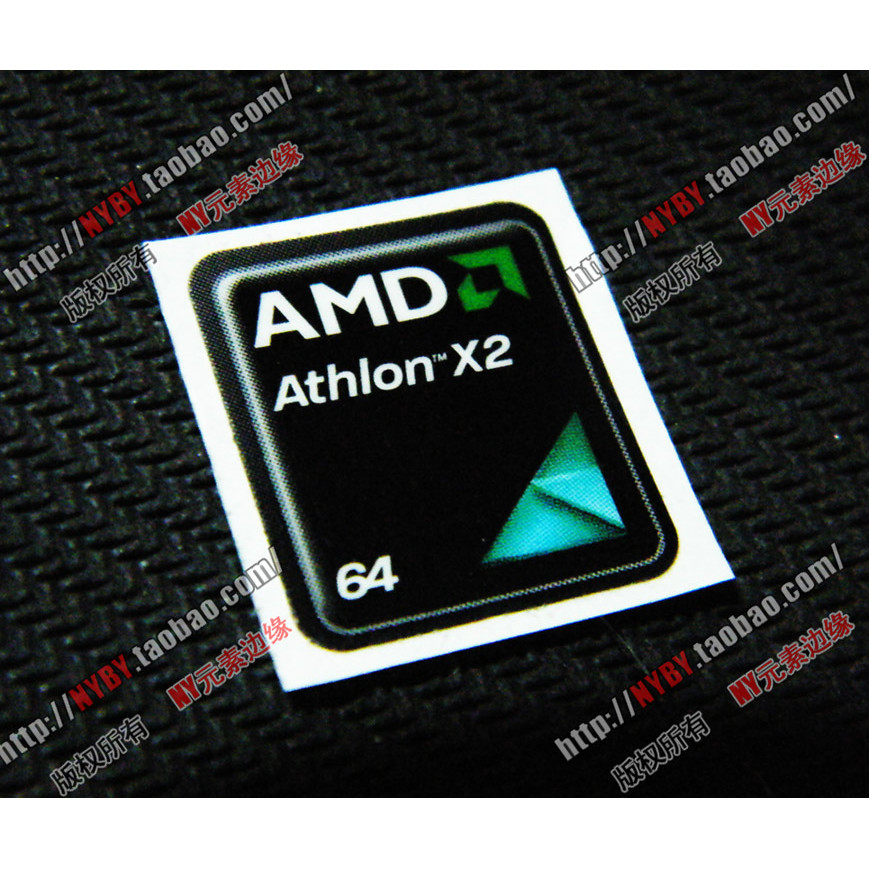 2025 Stickers Original Genuine Authentic AMD Sulong AthlonX2 Dual Core ...