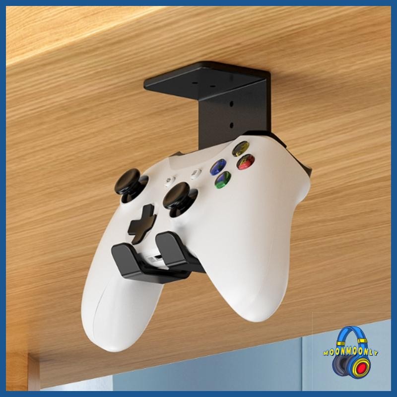 Moon Space Saving Under Desk Hanger easy installs Game Controller ...