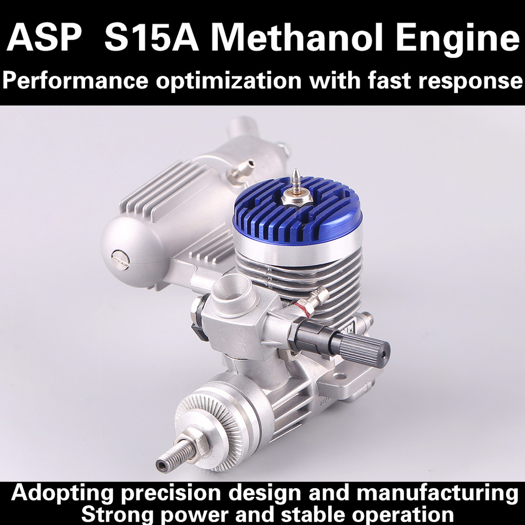 ASP MAGNUM XLS S15A 2.26CC Two Stroke Glow ABC Methanol Nitro Engine ...