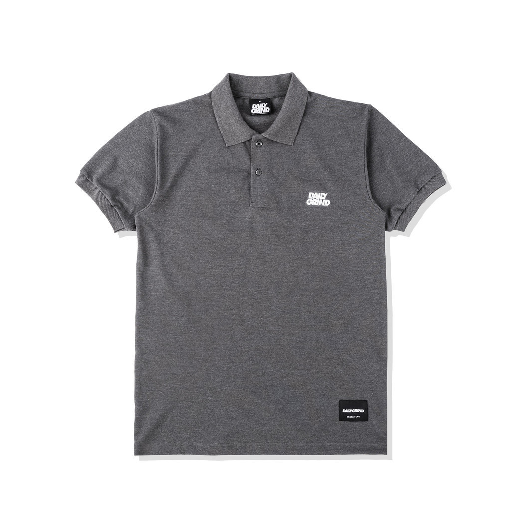 DAILY GRIND MAIN POLO SHIRT ACID BLACK/WHITE | Shopee Philippines