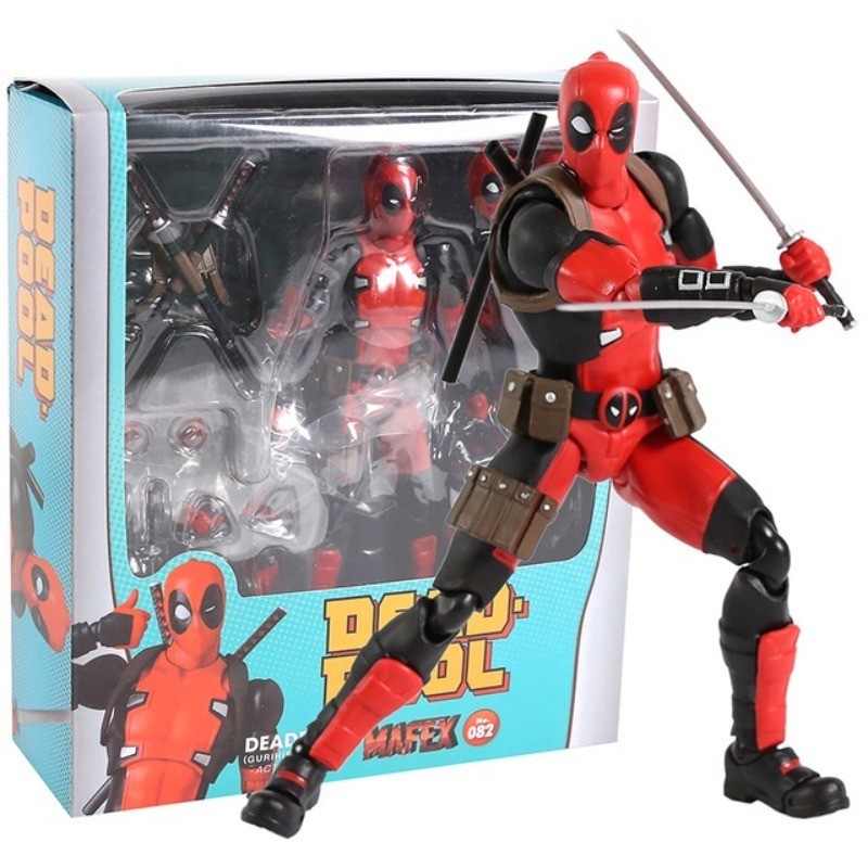 ML PVC Action Figure DeadPool Gurihiru Art Ver. Mafex 082 Toy Gift Box ...