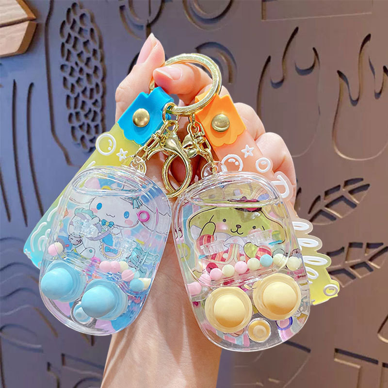 [Haroro] Cinnamoroll Water Shooting Keychain Sanrio Maze Toy ...