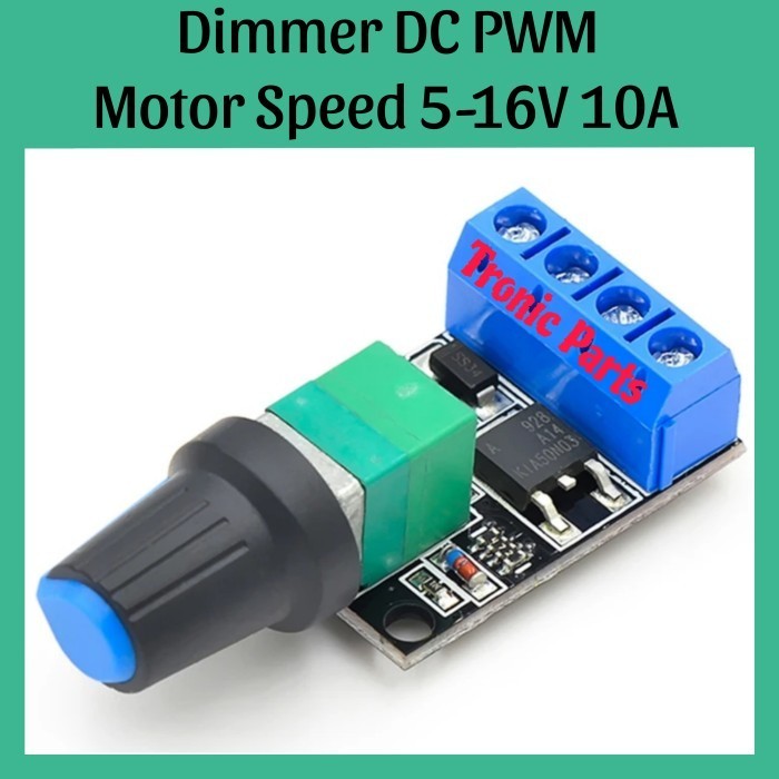 Dimmer DC PWM Motor Speed 5-16V 10A LED Light Controller | Shopee ...