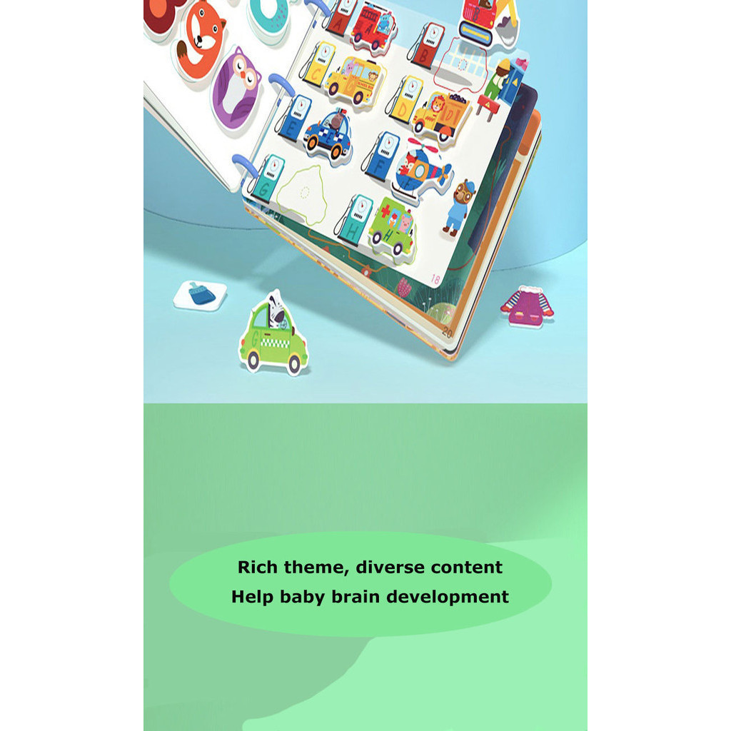 HFT Baby's First Enlightenment Book, Kids Busy Book, Montessori Toys ...