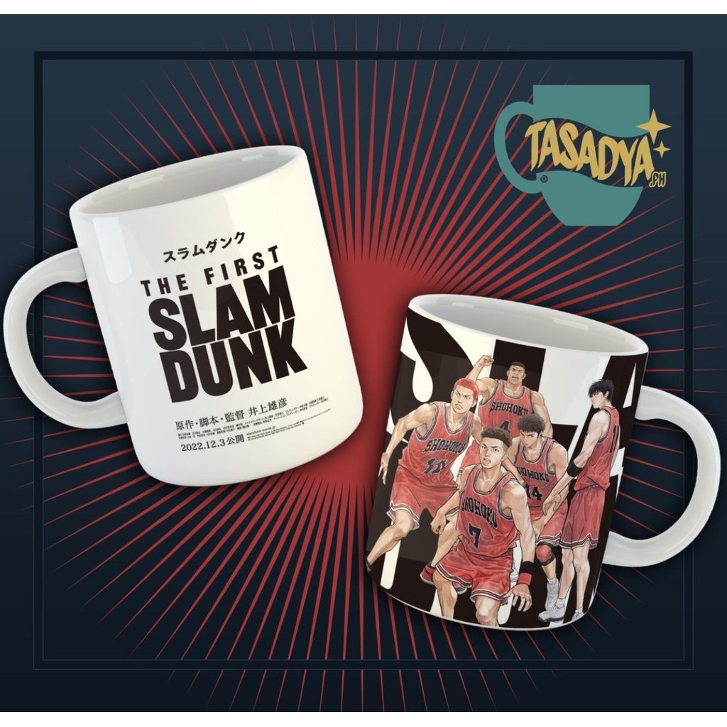 TASADYA ANIME SLAMDUNK SHOHOKU HIGH QUALITY CUSTOMIZED MUGS WITH RANDOM ...