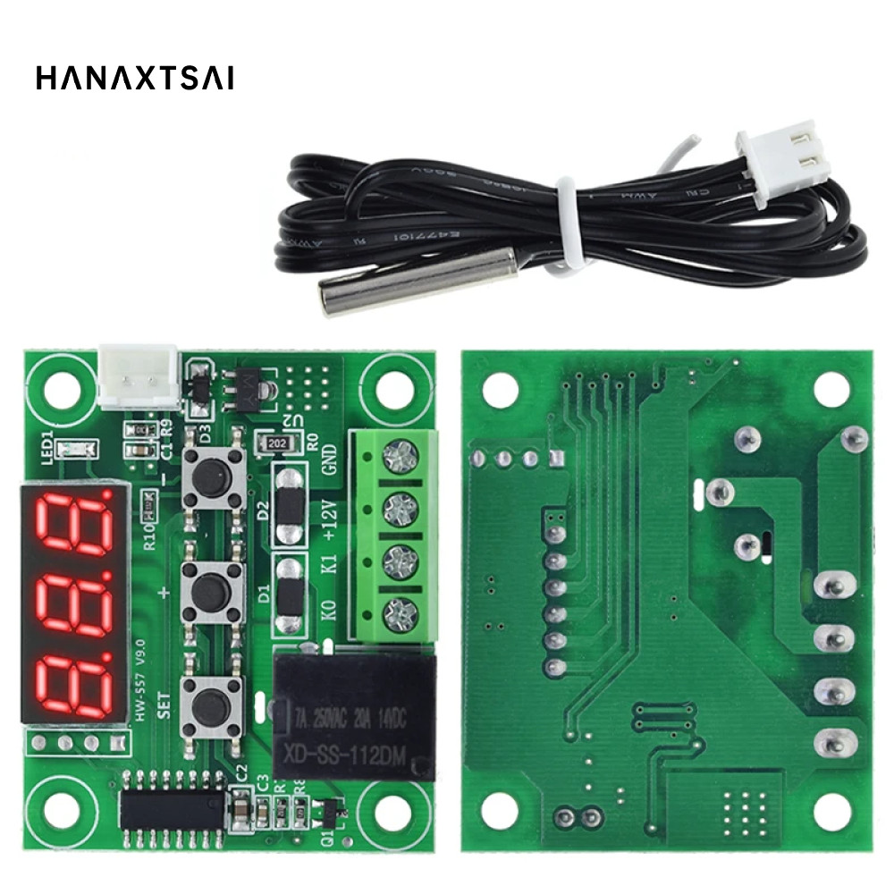 W1209 DC 12V Heat Cool Temp Thermostat Temperature Control Switch ...
