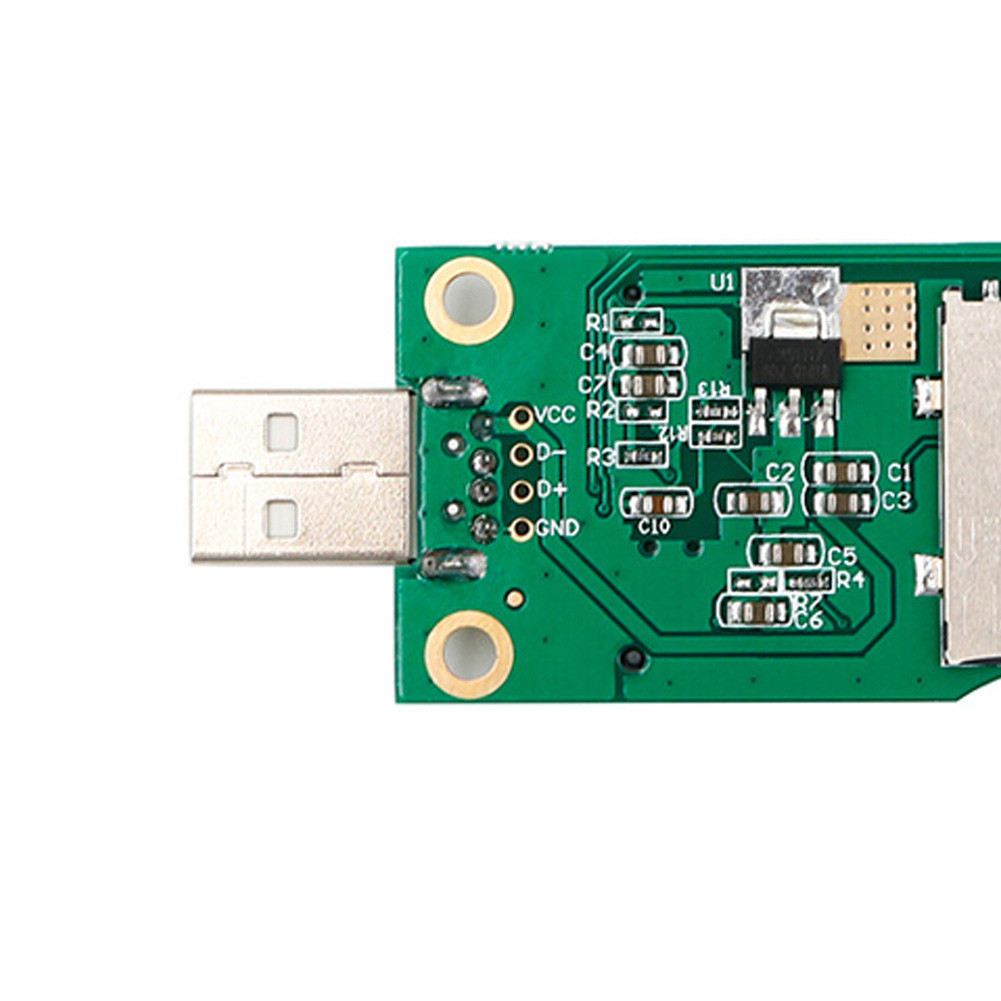 Mini PCI-E to USB Adapter with SIM 8Pin Card Slot for WWAN/LTE Module ...