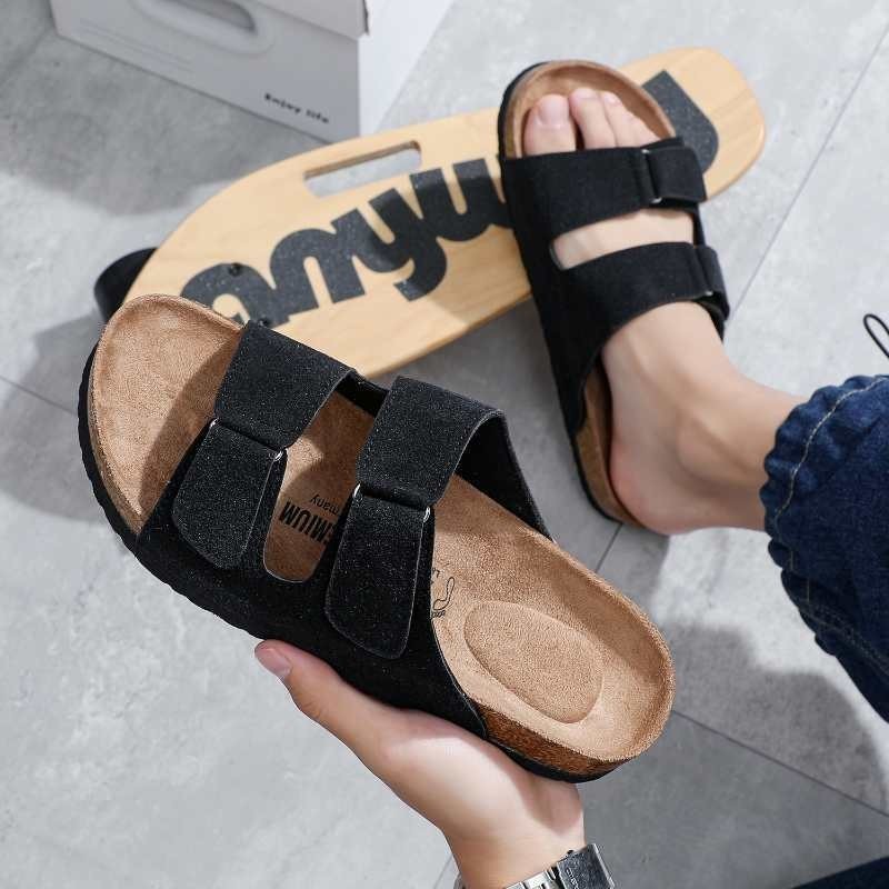 New style Shuta Velcro two strap sliper Velvet strap high quality ...