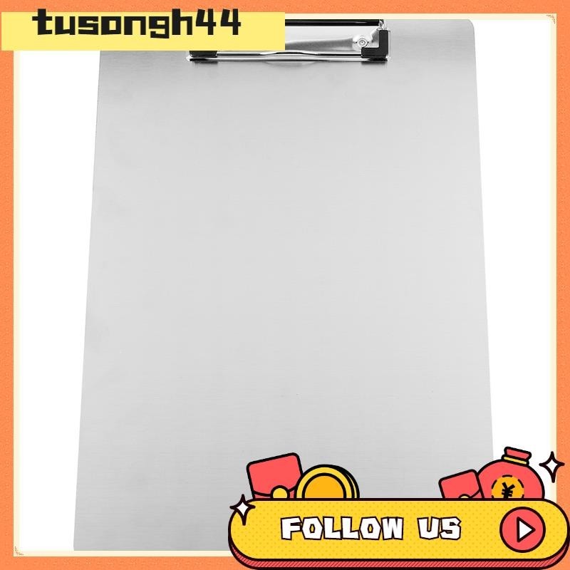 Metal Clipboard Folder A4 Stainless Steel Clip Board Bill Storage ...
