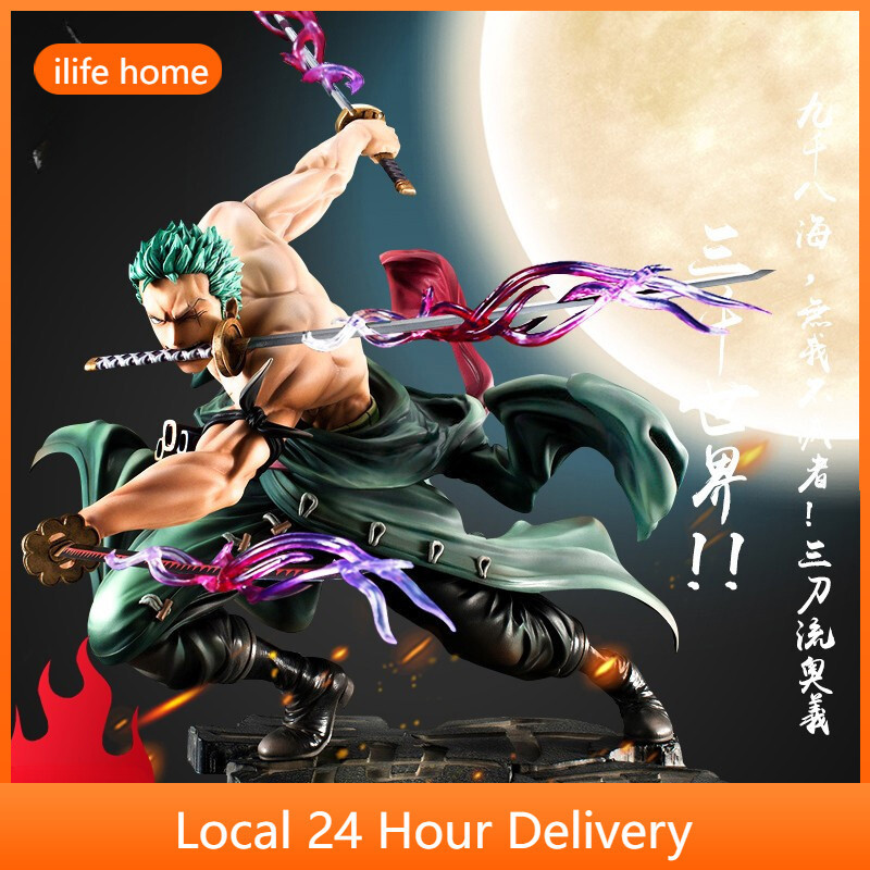Shipping from Manila 19cm One Piece Action Figure Anime Roronoa Zoro ...