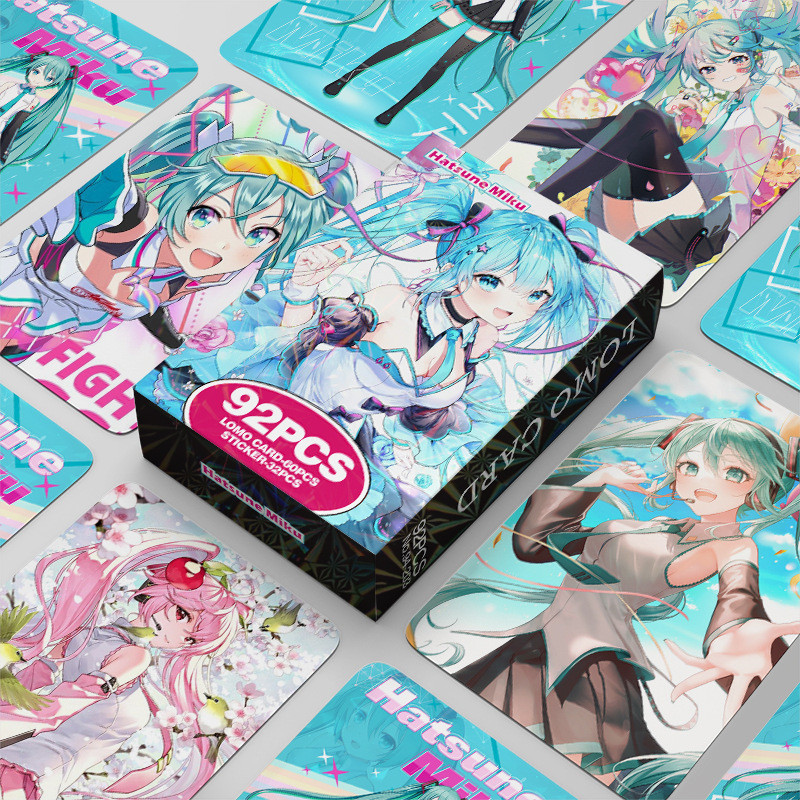 Hatsune Miku Photocard Lomo Card Sticker 92pcs/box | Shopee Philippines
