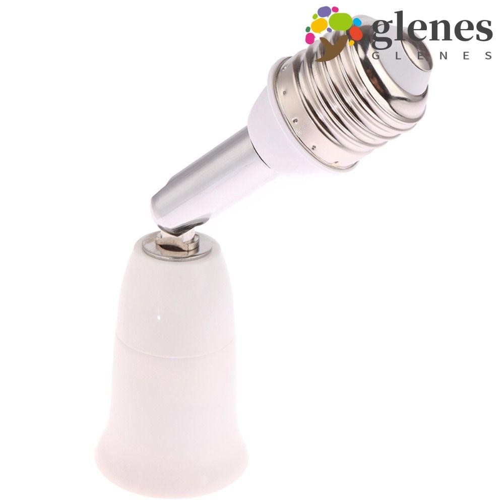 GLENES E27 Light Socket Extender, Bulbs Adapter with Extension Pipe E27 ...