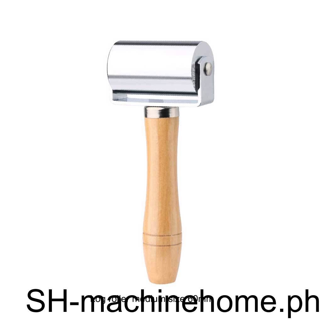 Wood Flat Pressure Roller Leather Blank Holder Creaser Smoother Device ...