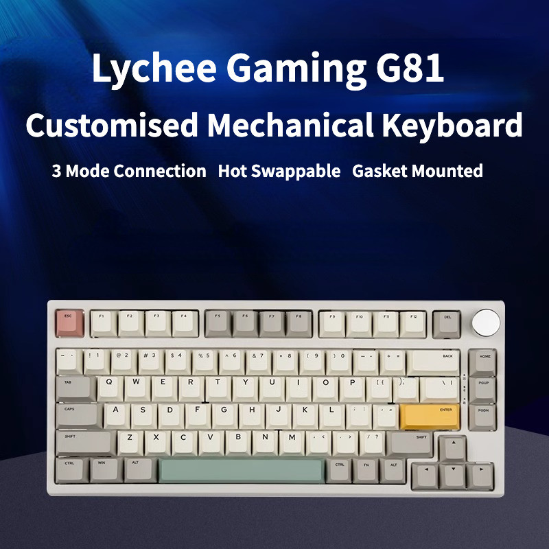 Lychee G81 Three-mode 2.4g Wireless Bluetooth Gasket Structure ...