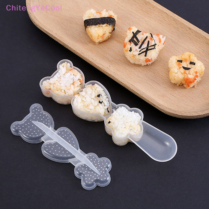 【HGPH】 Cartoon Shape Rice Ball Set Sushi Roll Sushi Mold Rice Ball Rice ...