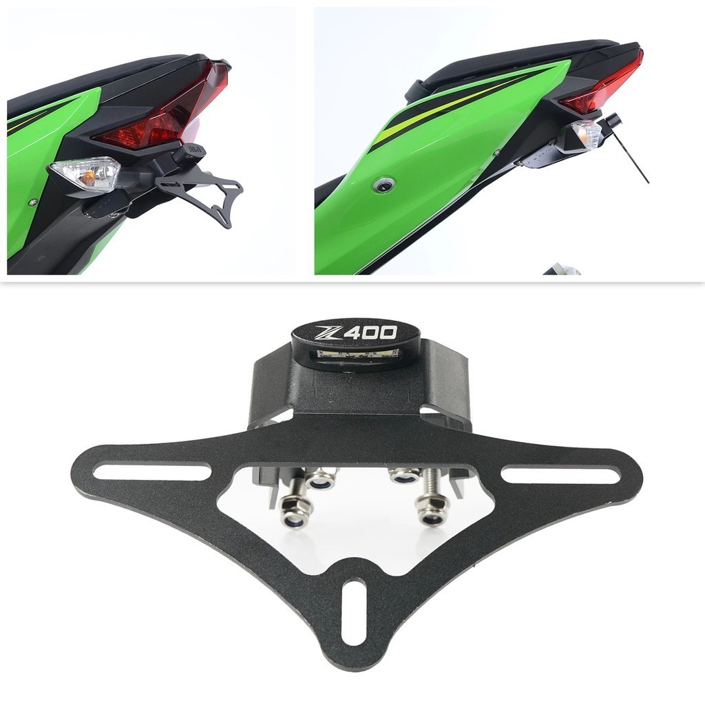 For Kawasaki Z400 2017 2018 2019 2020 Motorcycle License Plate Holder ...