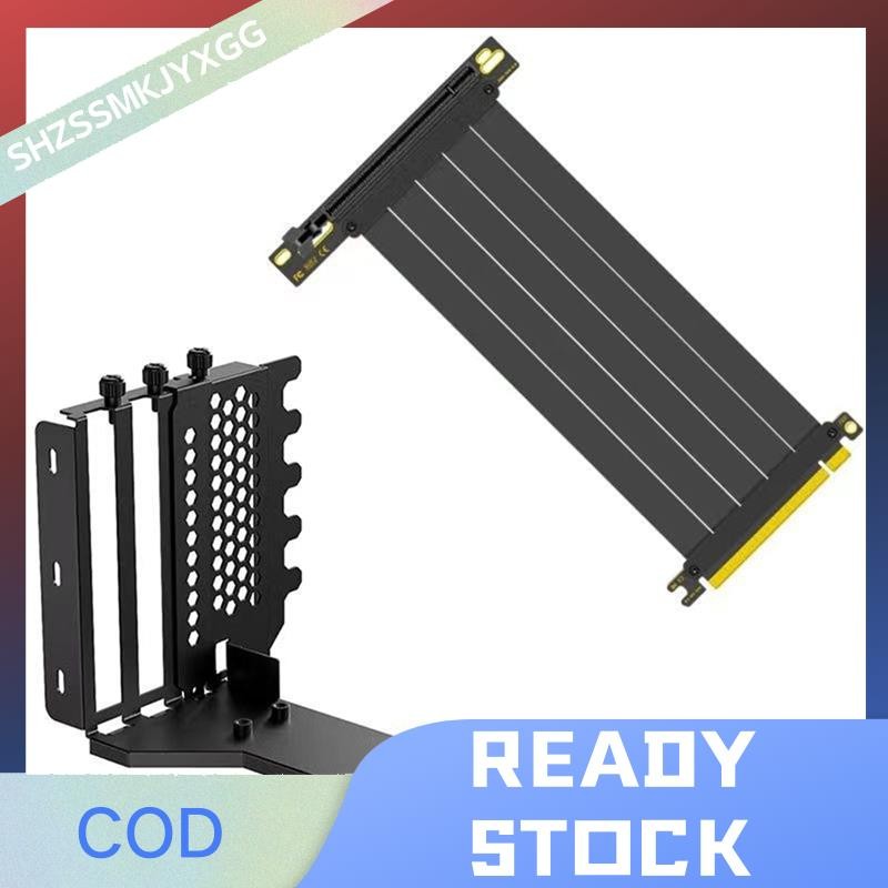 Industrial PCIE X16 Riser Cable Extension Graphics Card Holder PCIE4.0 ...