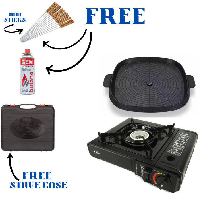 SANGYUP GRLL SET READY TO USE PORTABLE SAMGYUPSAL GRILL PAN SET INDOOR ...