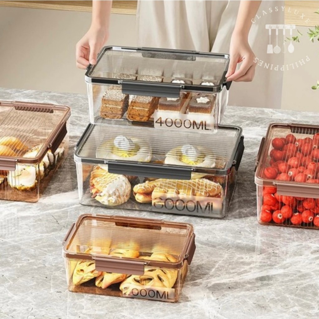 KITkitchen Food Grade Refrigerator Storage Box Frozen Fruit Lunch Box ...