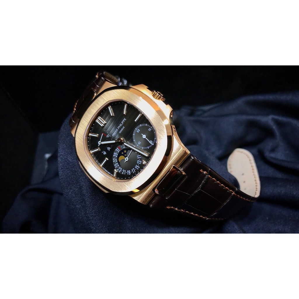 PATEK PHILIPPEPatek Philippe NAUTILUS自动机械男表5712R | Shopee Philippines