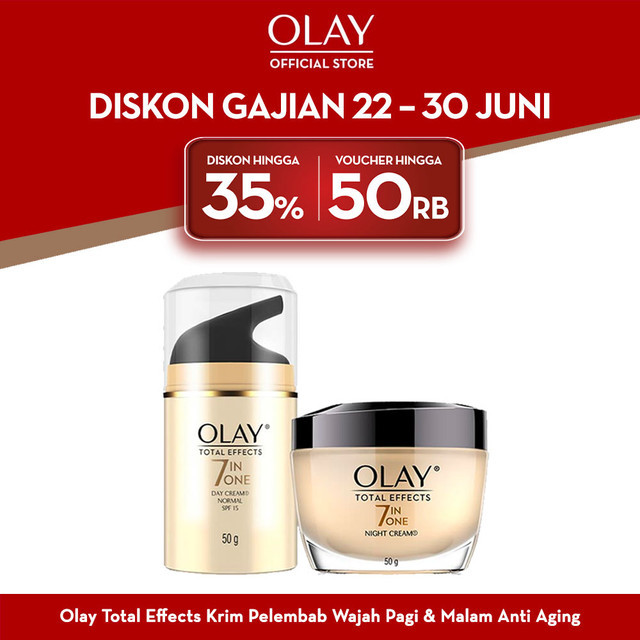 Olay Total Effects 7in1 SPF 15 Niacinamide Day + Night Cream Skincare ...