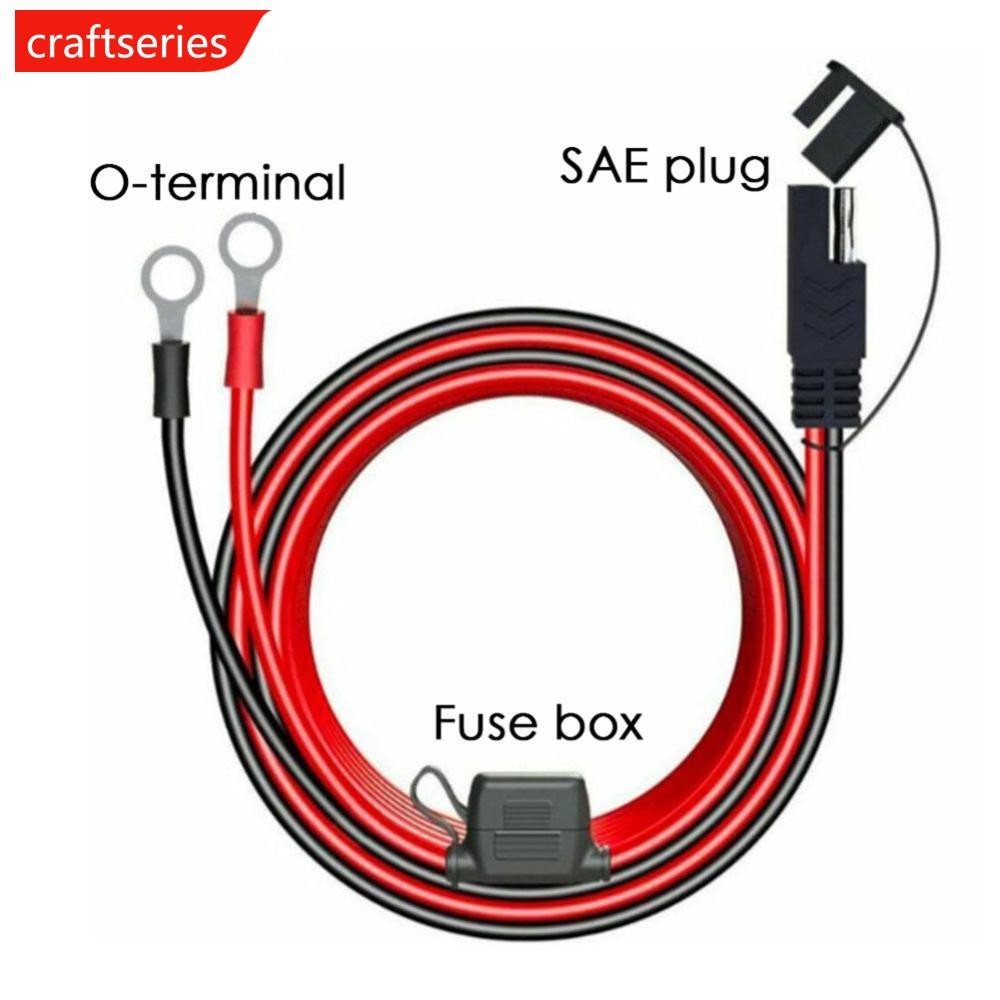 CRAFTSERIES Motorcycle Quick Release SAE Cable With Fuse Terminal O ...